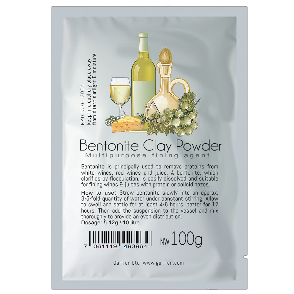 Bentonite Fining & Clearing agent – Garffen Ltd