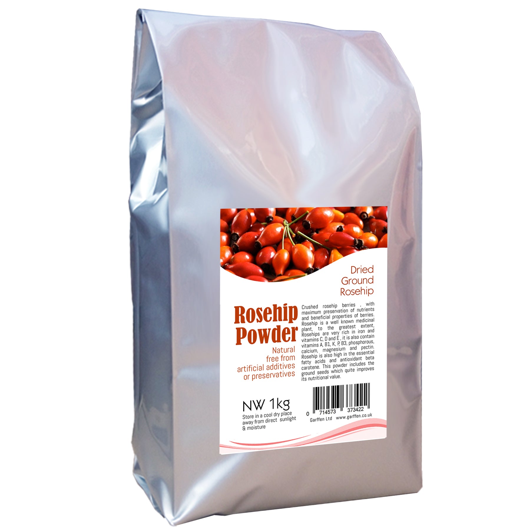 Rosehip Powder 1kg – Garffen Ltd