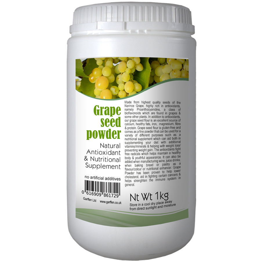 Grape Seed Powder 1kg – Garffen Ltd