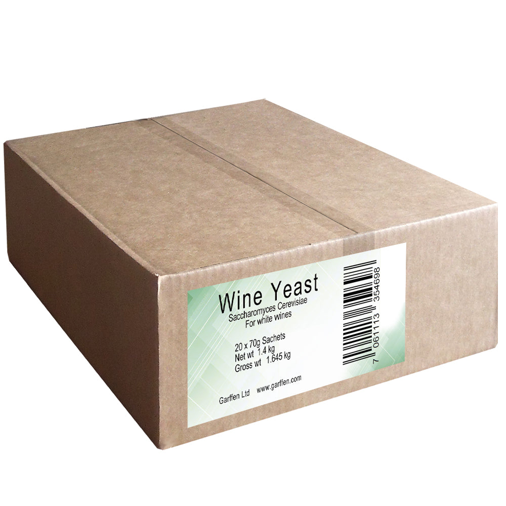 Wine Yeast 70g Saccharomyces Cerevisiae White Wines, 20 Sachets/box ...